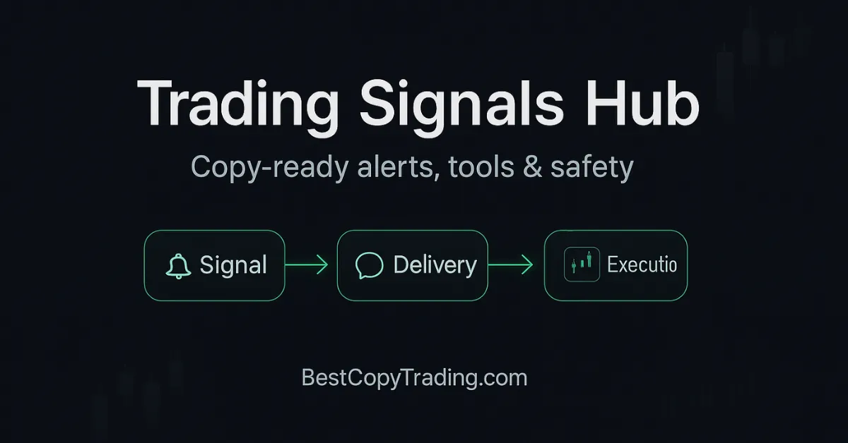 Trading Signals Hub (2026) — Copy-Ready Alerts, Tools & Safety